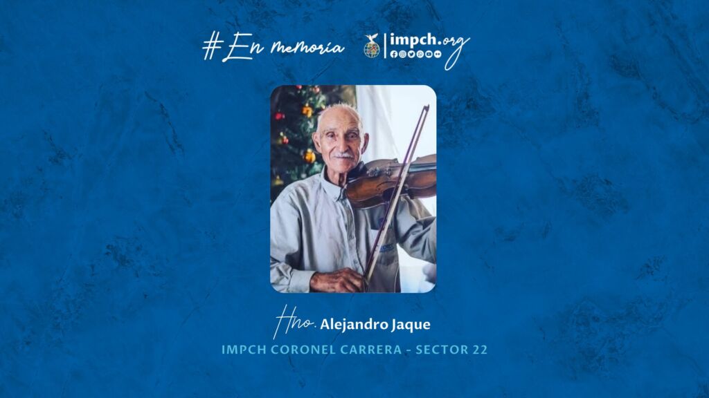 En Memoria | Hno. Alejandro Jaque Lobos, Oficial Vitalicio – IMPCH ...